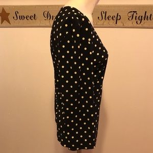 ConradC | Tops | New Conradc Collection Black Citrus Dot Top Pm | Poshmark
